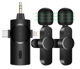 Wireless Microphone for iPhone Android Camera, 3 in 1Plug-Play | Shop ...