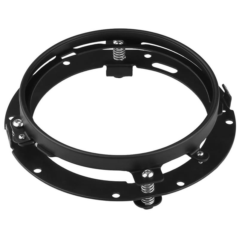 Black Round Headlight Ring Mounting Bracket NG-66 | Shop Today. Get it ...