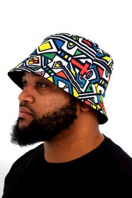 Tribe Afrique Unisex Ndebele Reloaded Bucket Hat | Shop Today. Get it ...