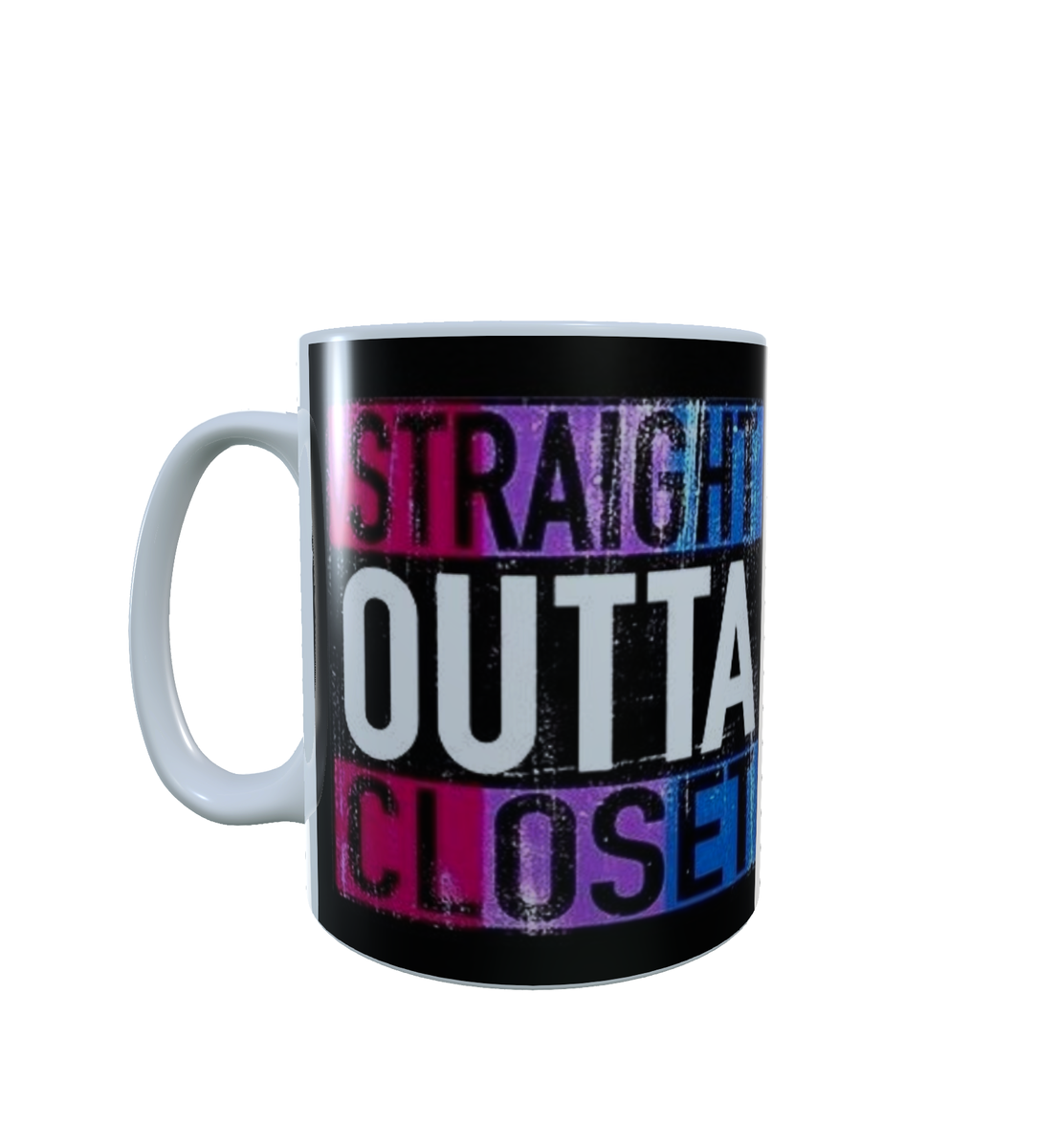 LGBTQ - Straight Outta The Closet V2 - Aesthetic - Coffee Mug | Shop ...