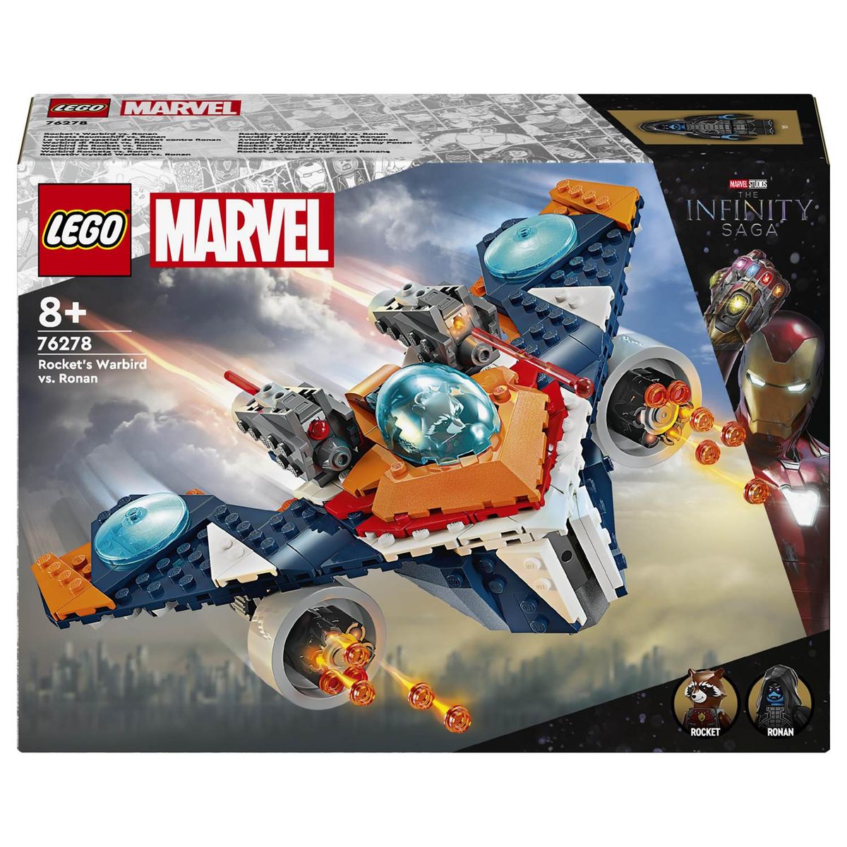 LEGO® Marvel Rocket’s Warbird vs. Ronan 76278 Building Toy Set - 290 ...