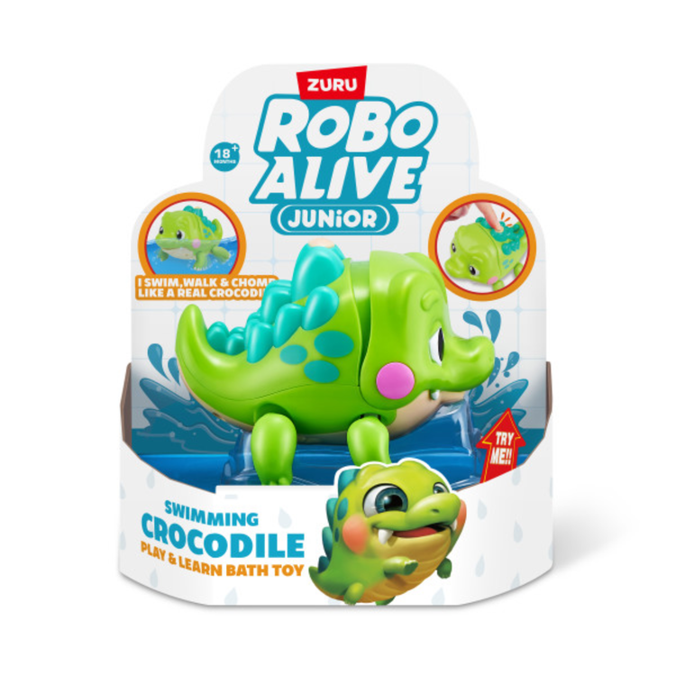 Robo Alive Junior Little Croc Battery-Powered Bath Toy by ZURU | Shop ...