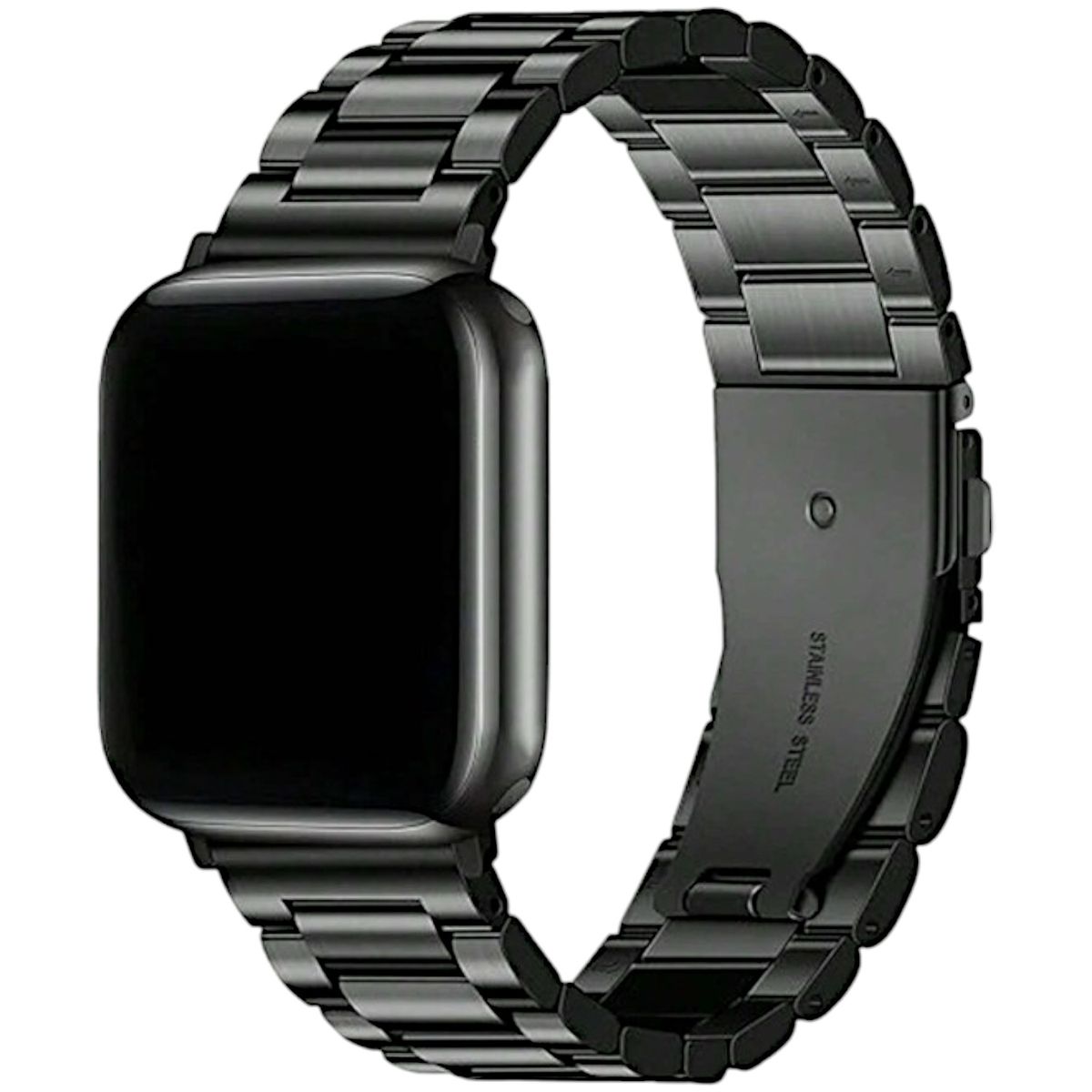 Shiny Metal Watch Strap 38mm 40mm 41mm Black Shop Today Get It