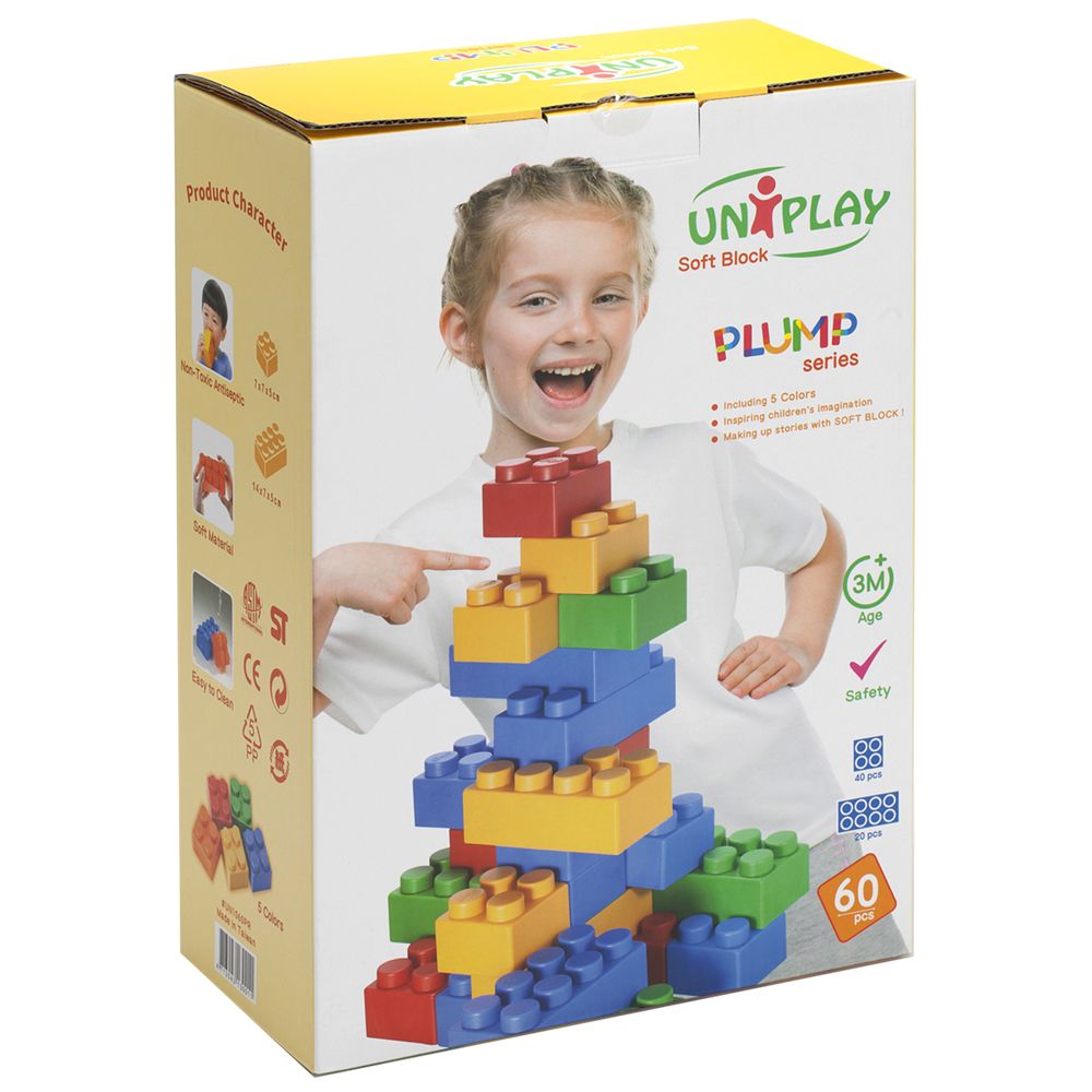 Greenbean Jumbo Plump Soft Blocks: 60 Pieces | Buy Online in South ...