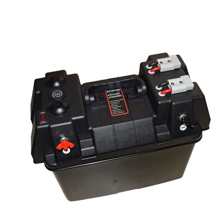 Battery Box Marine With Usb Charger 12v Socket Voltmeter, 55% OFF