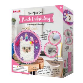 Sew-Star DIY Kids Punch Embroidery Alpaca Craft Kit | Shop Today. Get ...