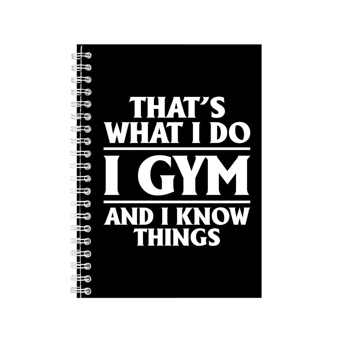 Gym Notebook A5 Bound Fitness Gift Idea Writing Books Notepad | Shop ...