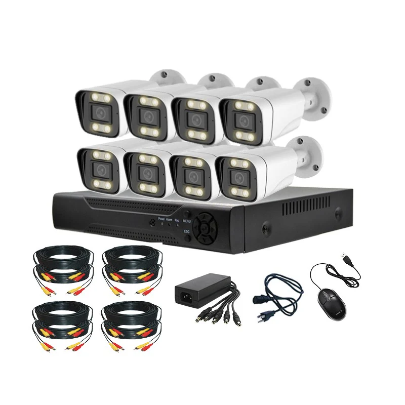 Full HD 8Piece CCTV Real Time 1080P Surveillance Camera Kit | Shop ...