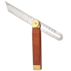 Tool Woodwork Adjustable Carpentry Square Bevel Gauge Ruler Sliding ...