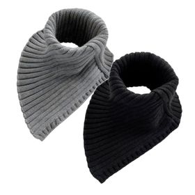 Fashion Winter Wool Neckerchief Scarf Warm Protection - Set of 2 | Shop ...
