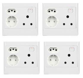 4 pack Double Wall Socket 4x4 | Shop Today. Get it Tomorrow! | takealot.com