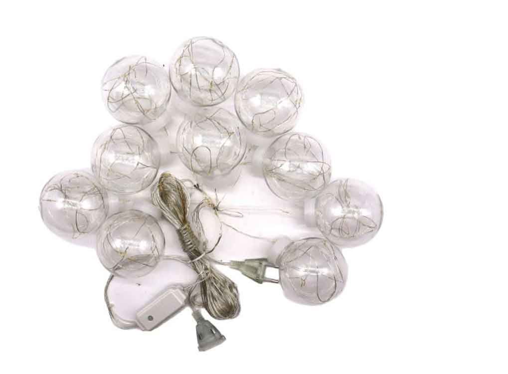 LED Crystal Ball String Lights - Ball Shape (Warm White) | Shop Today ...