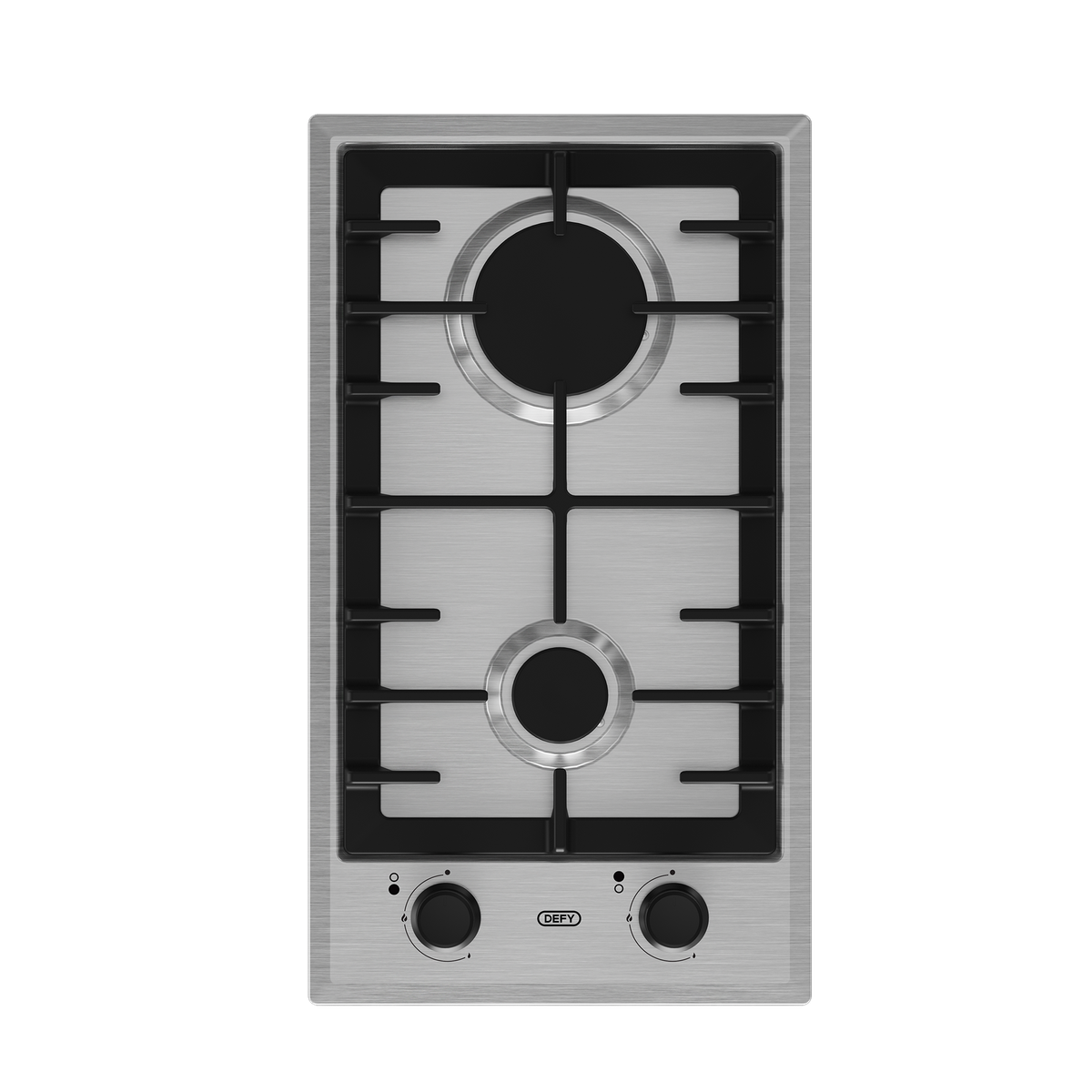 Defy DHG134 Domino Gas Hob 2 Gas Burners Stainless steel | Shop Today ...