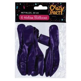 Balloons Helium Metallic Purple - 6 Piece | Shop Today. Get it Tomorrow ...