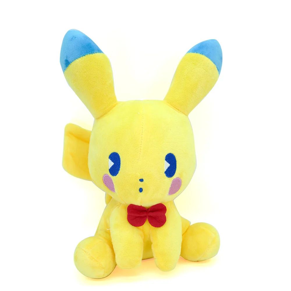 Pokemon Cute Soft Chibi Pikachu Plushie/Plush Doll with Bow - 20cm ...
