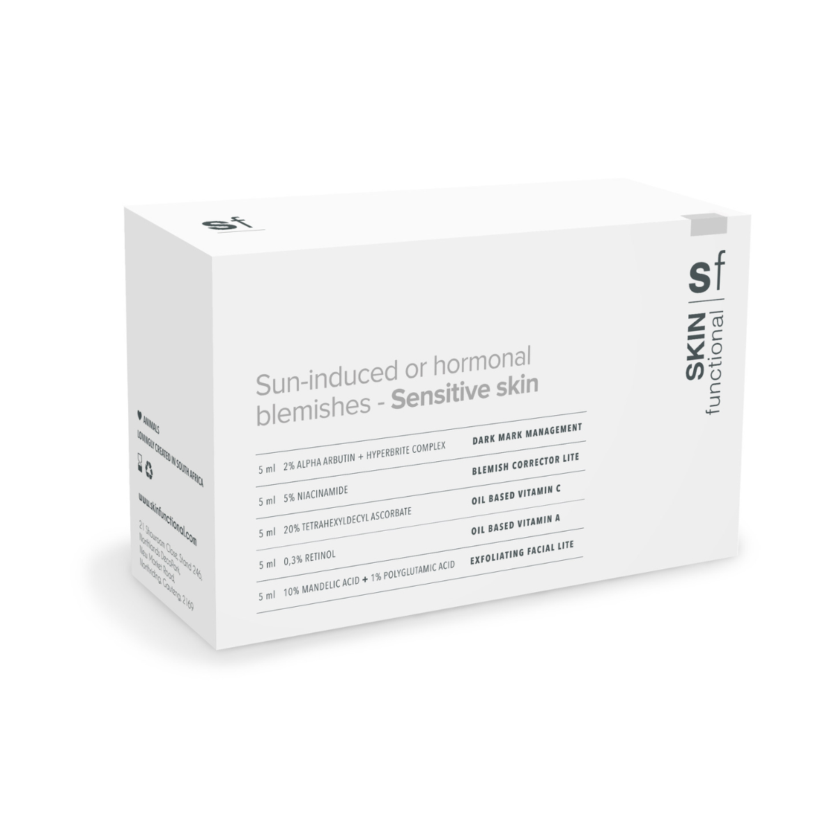 Blemishes Sensitive Skin Bundle - 5 Serums - Alpha Arbutin - Vitamin A | Shop Today. Get it ...