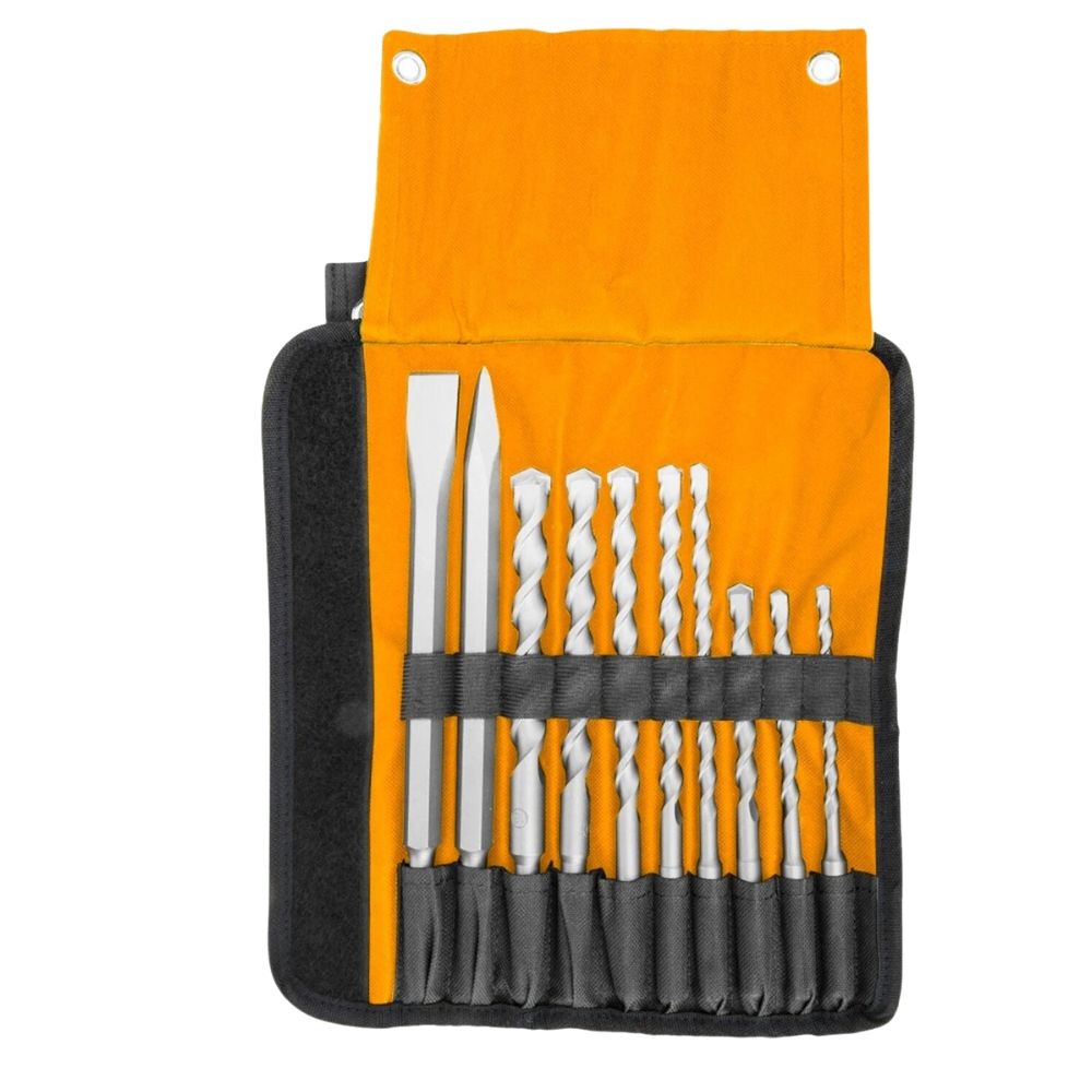 Ingco - Hammer Drill Bits And Chisel Set - 10 Pieces | Shop Today. Get ...