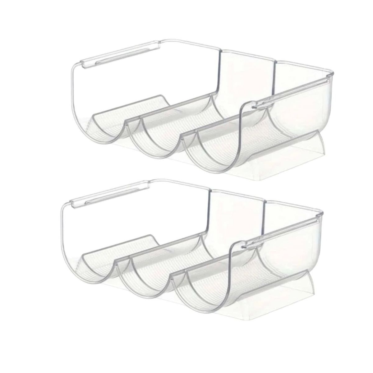 Transparent Wine Bottle Rack Storage - Pack of 2 | Shop Today. Get it ...