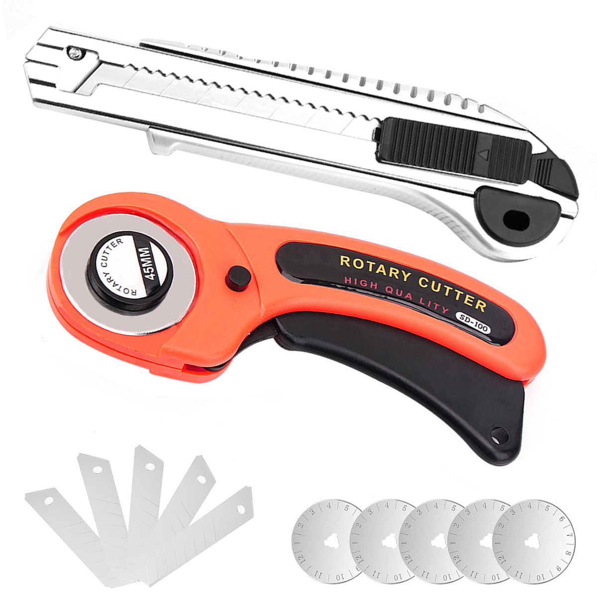 45mm Rotary Cutter & Utility Knife Set | Shop Today. Get it Tomorrow ...