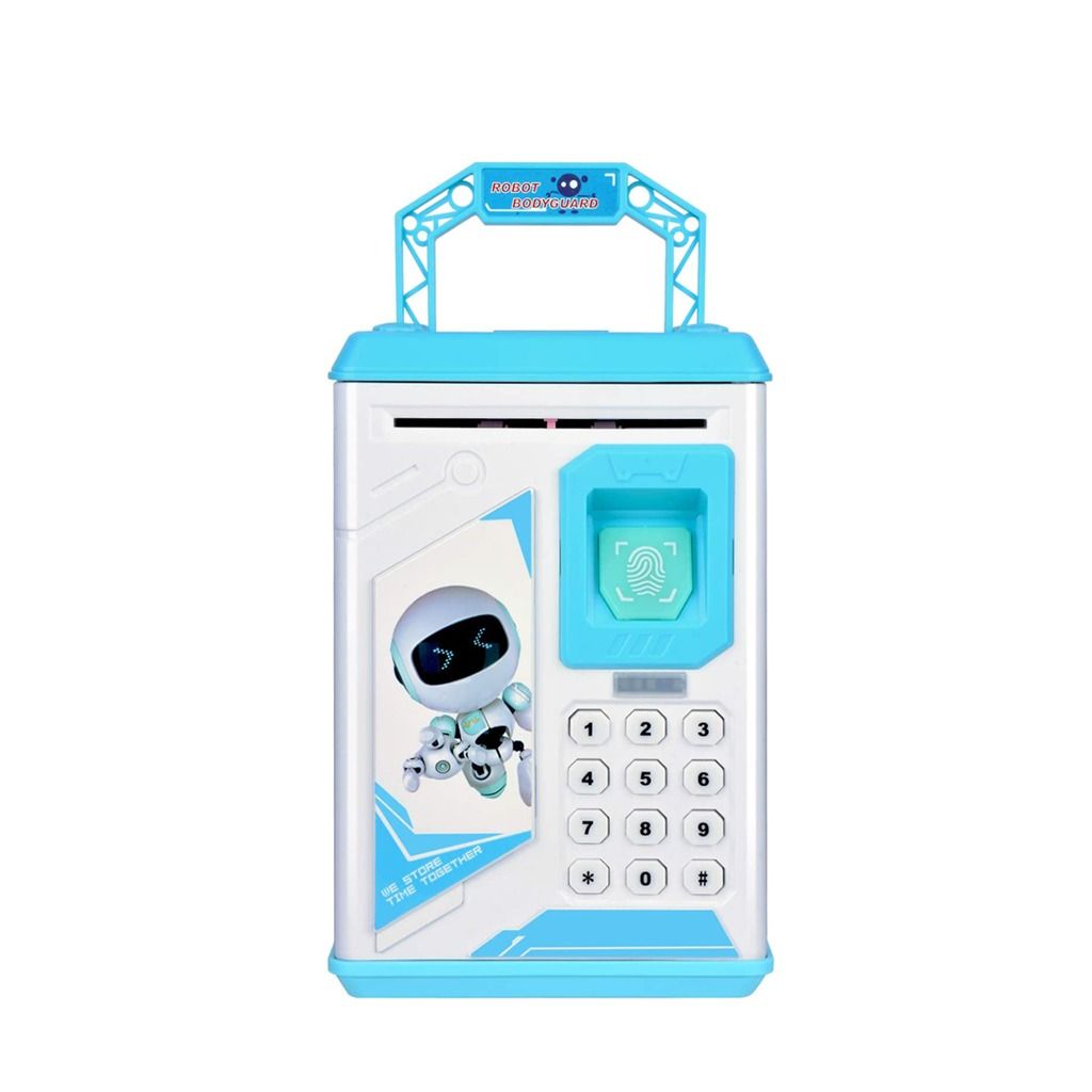 Kids ATM Fingerprint Password Lock Money Box - Blue | Shop Today. Get ...