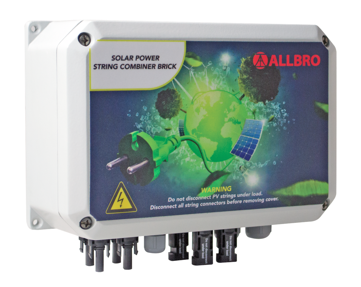 Allbro - PV Solar Combiner Brick with Surge Arrester- 2 String | Shop ...