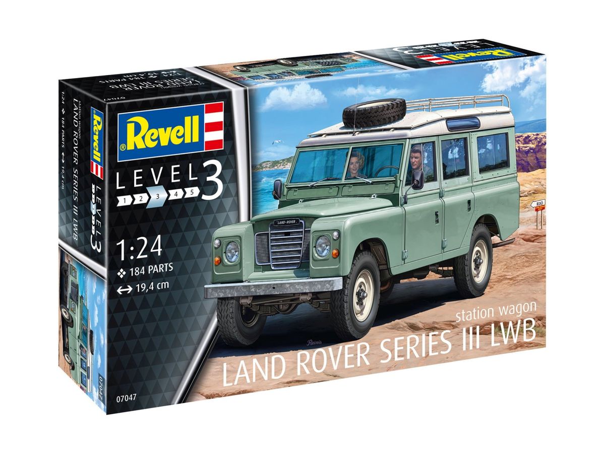 Revell 1/24 Land Rover Series III LWB Station Wagon Plastic Model Kit ...
