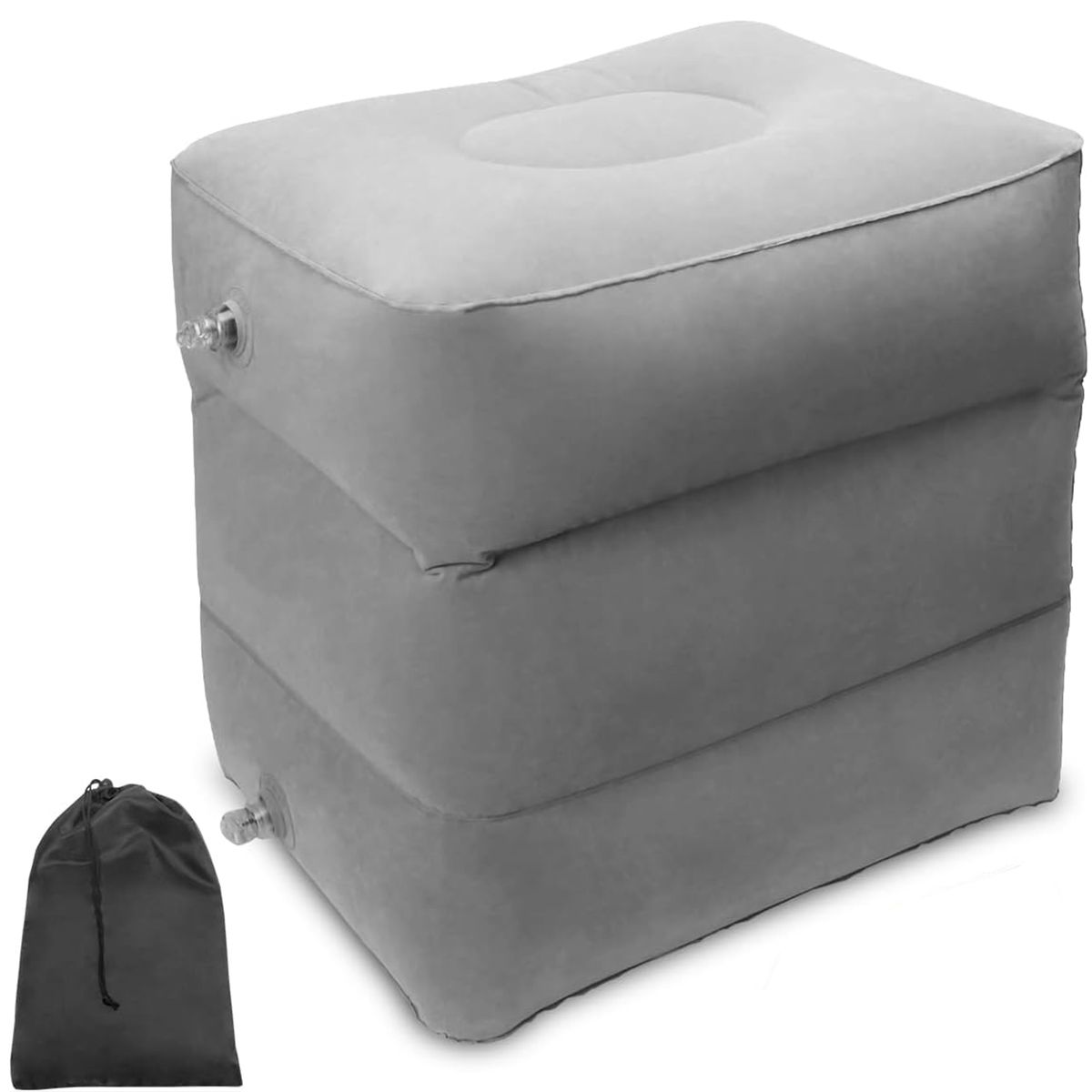 Inflatable Footrest Portable Travel Foot Rest Pillow for Car Air Travel ...