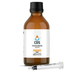 200ml Chlorine Dioxide Solution (CDS)(Miracle Mineral Solution)Glass ...