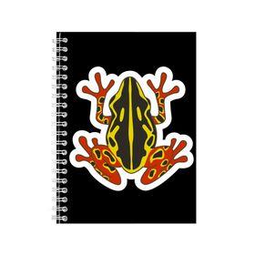 Mirror A5 Notebook Spiral and Lined Frog Lover Graphic Toad Notepad ...