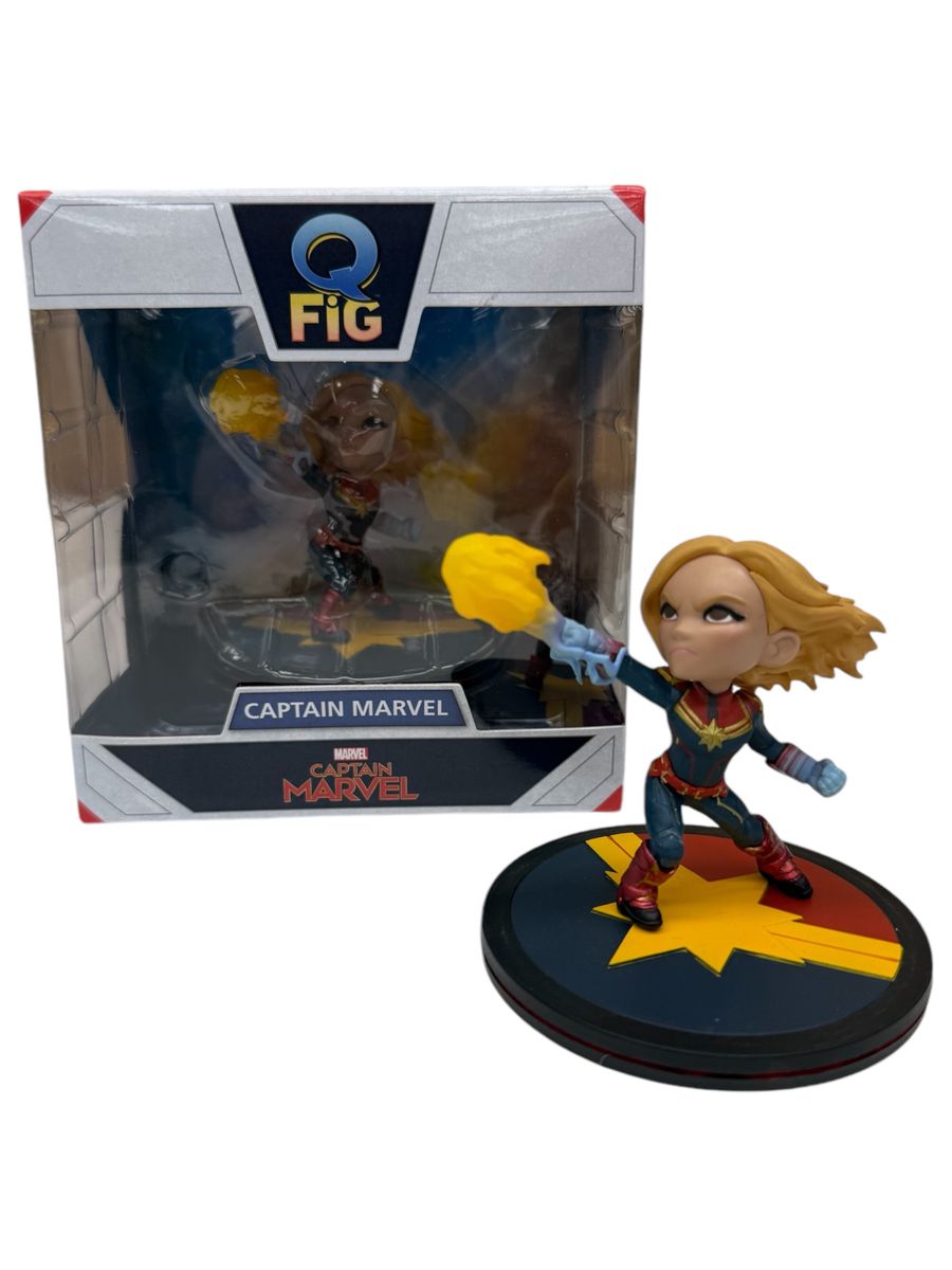 Quantum Mechanix Marvel Captain Marvel Q-Fig - Avengers | Shop Today ...