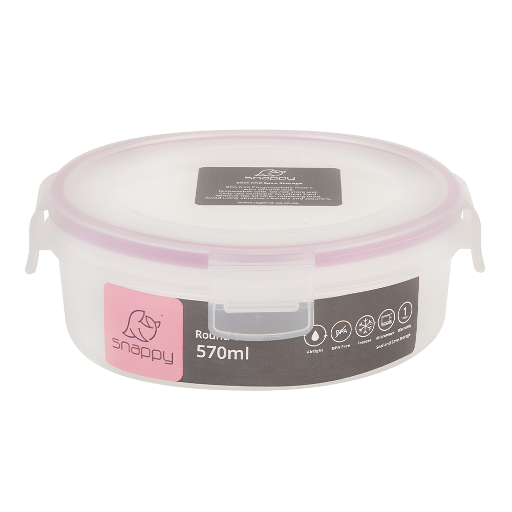Snappy Food - Round Food Storage Container - 570ml | Shop Today. Get it ...