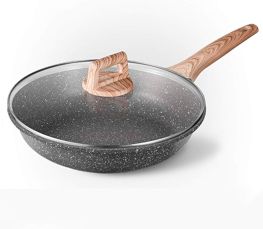 Marble Coating Frying Pan With Lid | Shop Today. Get it Tomorrow ...