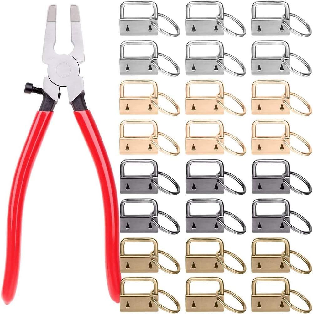 Craft Tool Keychain Hardware Set Includes 40 Pieces Key Fob | Shop ...
