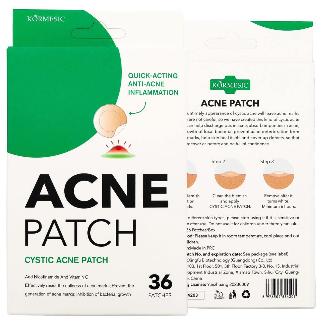 KORMESIC Acne Pimple Patch - 24h Korean Korean Care - Clear - 36 ...