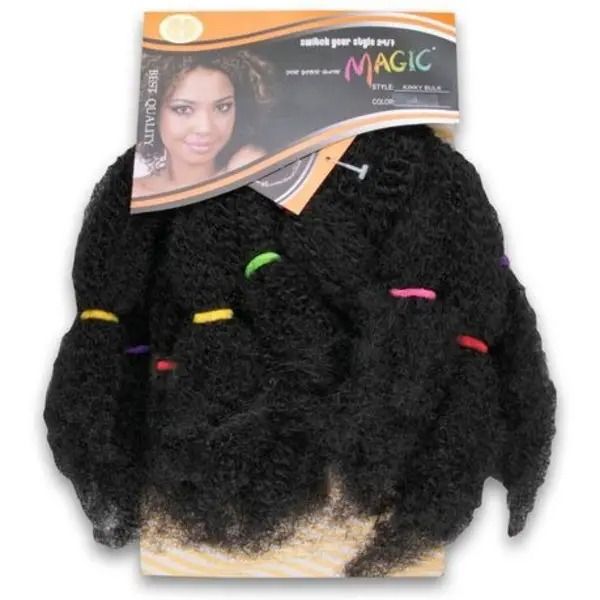 Black Short Afro Kinky Bulk Hair Extension | Shop Today. Get it ...