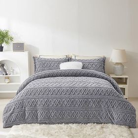 5 Piece Set - Bedding Thicken Lamb Cashmere Blanket - Double/Queen ...