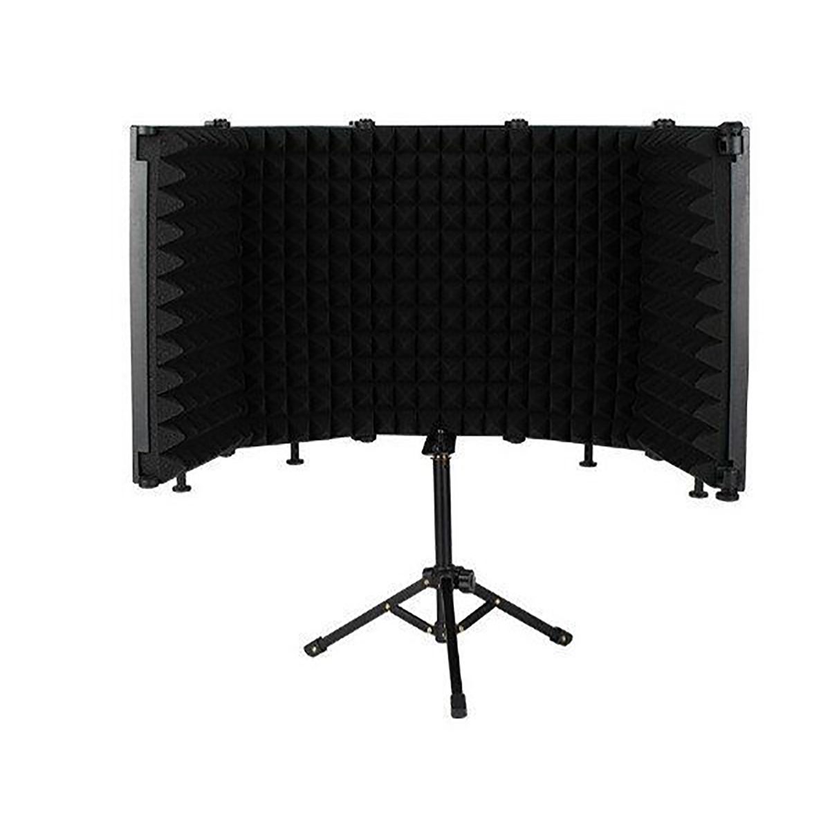 Microphone Isolation Shield with Tripod Stand For Recording,Podcast ...