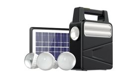 Rechargeable Solar Lighting System With 3 Bulbs | Shop Today. Get it ...