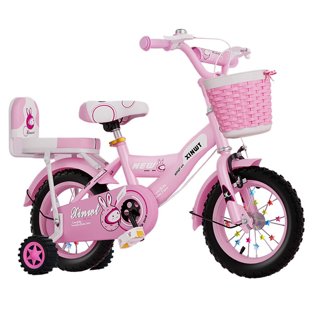 16"Kids Bike 4-8years Girl Bicycle with Training Wheels and Seat ...