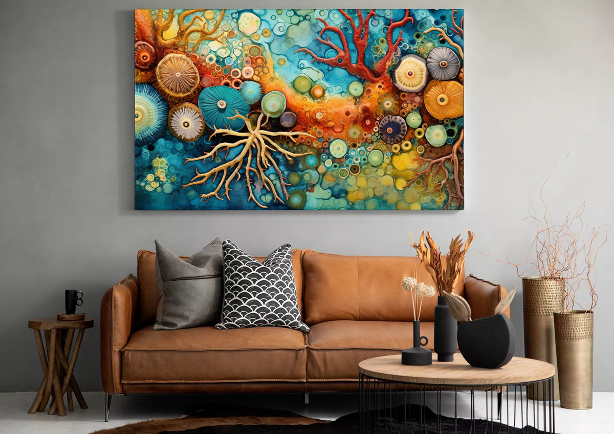 Canvas Wall Art - Tidepool Intricate Pattens Abstract - MT0517 | Shop ...