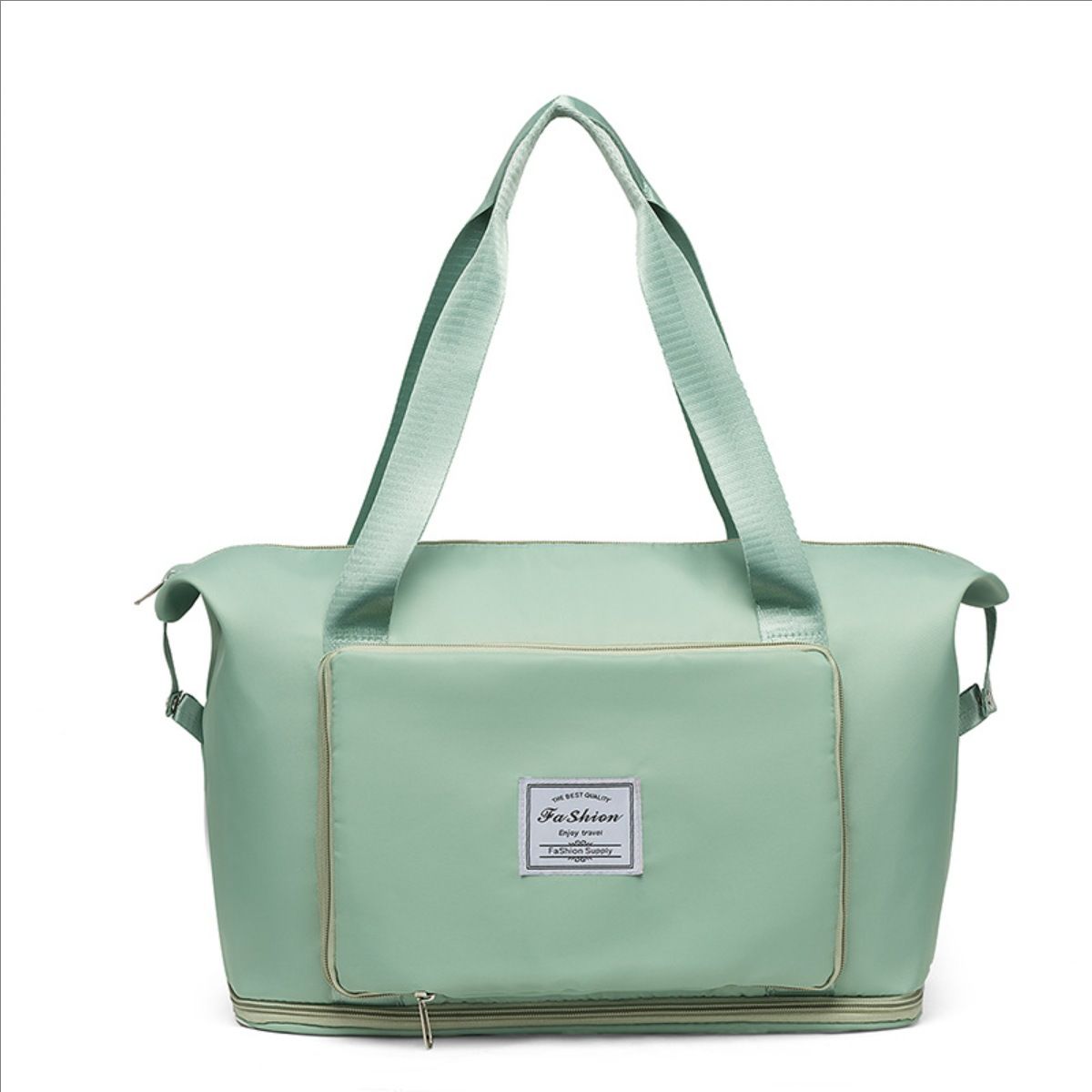 Travel Duffle Bag, Waterproof Weekender Bag Carry On Tote Bags - Green ...