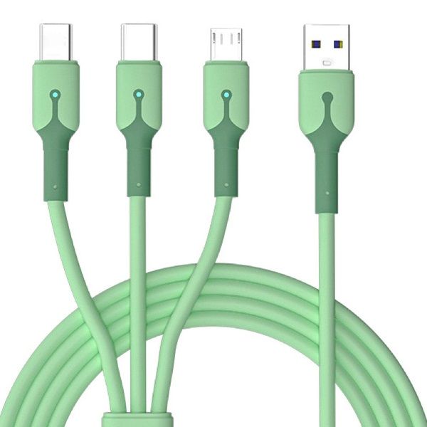 Charging Cable Fast Charge 3- in -1 Rubber Silicone | Buy Online in ...