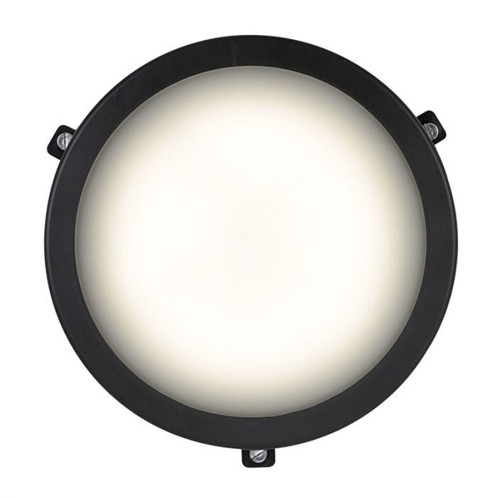Eurolux Bulkhead LED Round Black 6w | Shop Today. Get it Tomorrow ...