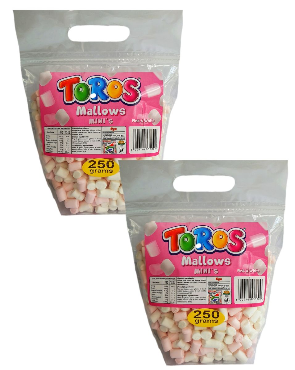 Toros - Marshmallow 2 Pack - Pink & White - (2 x 250g) | Shop Today ...