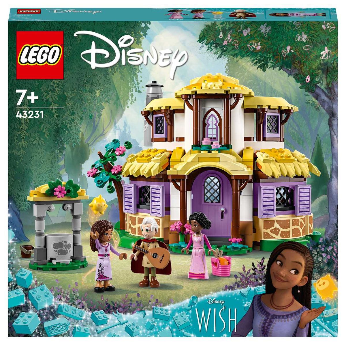 LEGO® Disney Princess™ Asha's Cottage 43231 Building Toy Set (509 ...