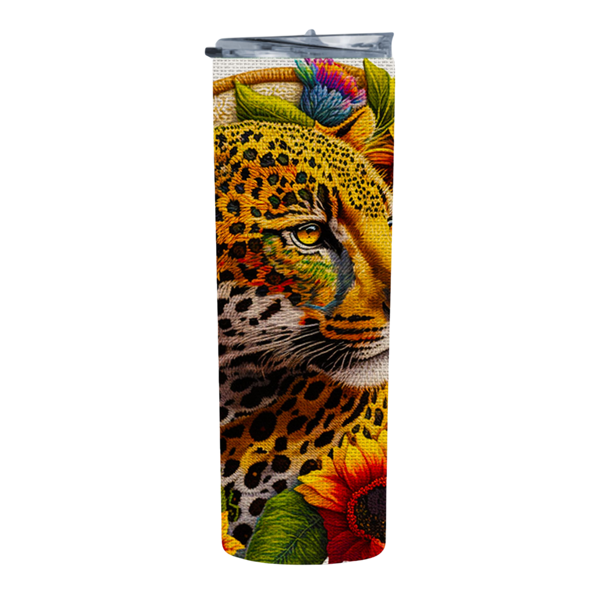Embroidered Florl JAGUAR1 20 Oz Straight Skinny Tumbler 030 | Shop ...
