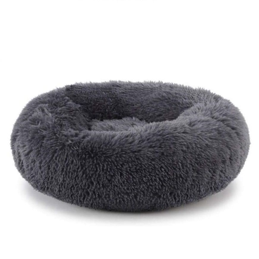 UrbanPets - Premium Fluffy Dense Plush Cat and Dog Round Cuddle Calming ...