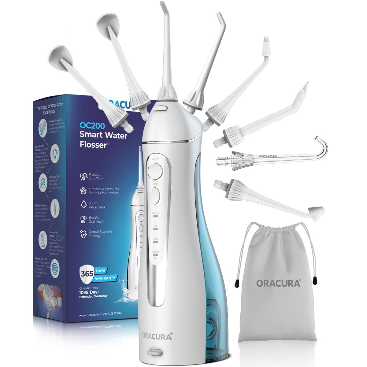 ORACURA OC200 Dental PRO Smart PLUS Water Flosser | Shop Today. Get it ...