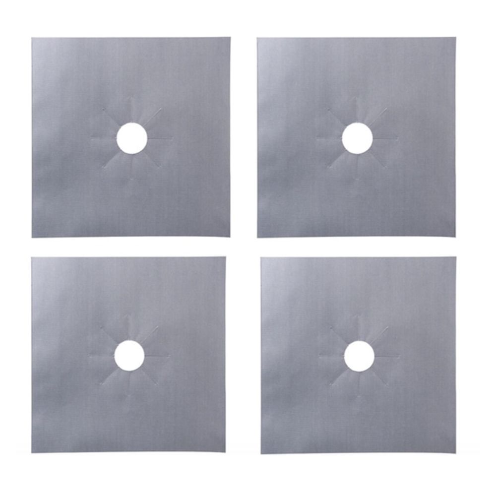 Kitchen Gas Stove Protector Cooker Cover Liner Mat 4 Set | Shop Today ...