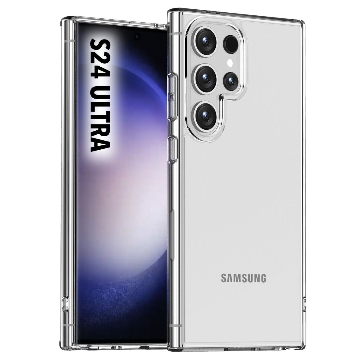 EDGE Premium Clear Crystal Case For Samsung S24 Ultra | Shop Today. Get it Tomorrow! | takealot.com